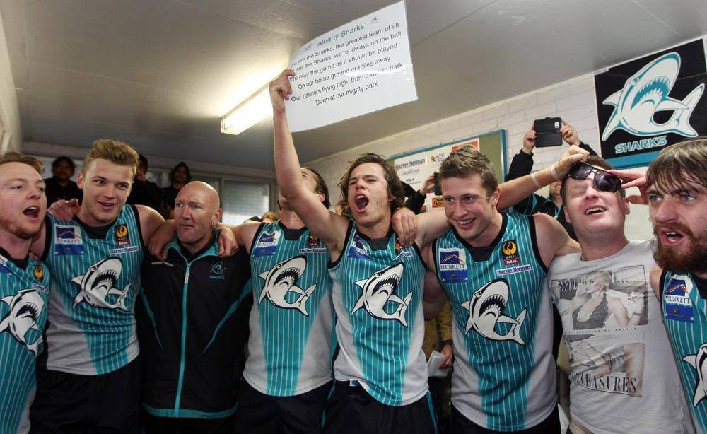 Sharks get teeth into that winning feeling - Albany Sharks Football